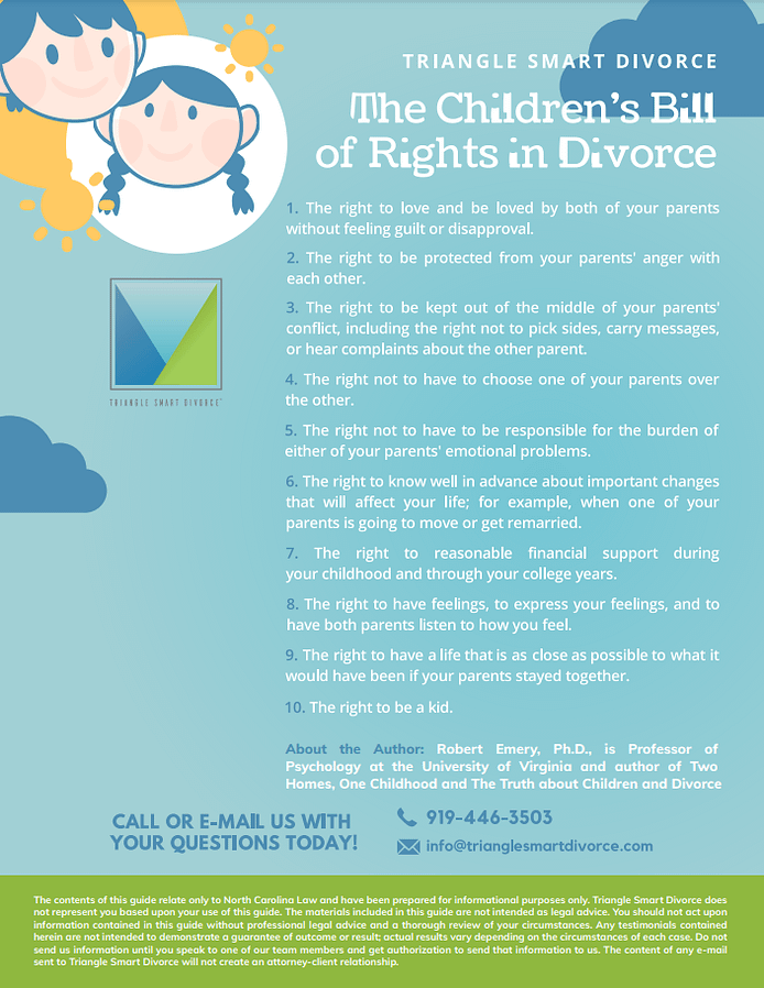 Children's Bill of Rights in Divorce